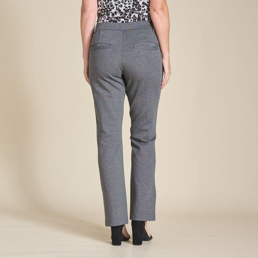 Signature Slimming Shaped Fit Ponte Boot Cut Pant – Christopher & Banks