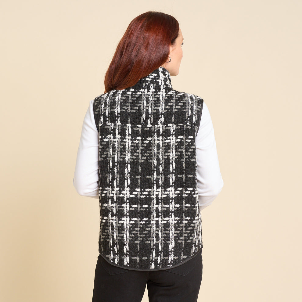 Textured Tweed Vest – Christopher & Banks