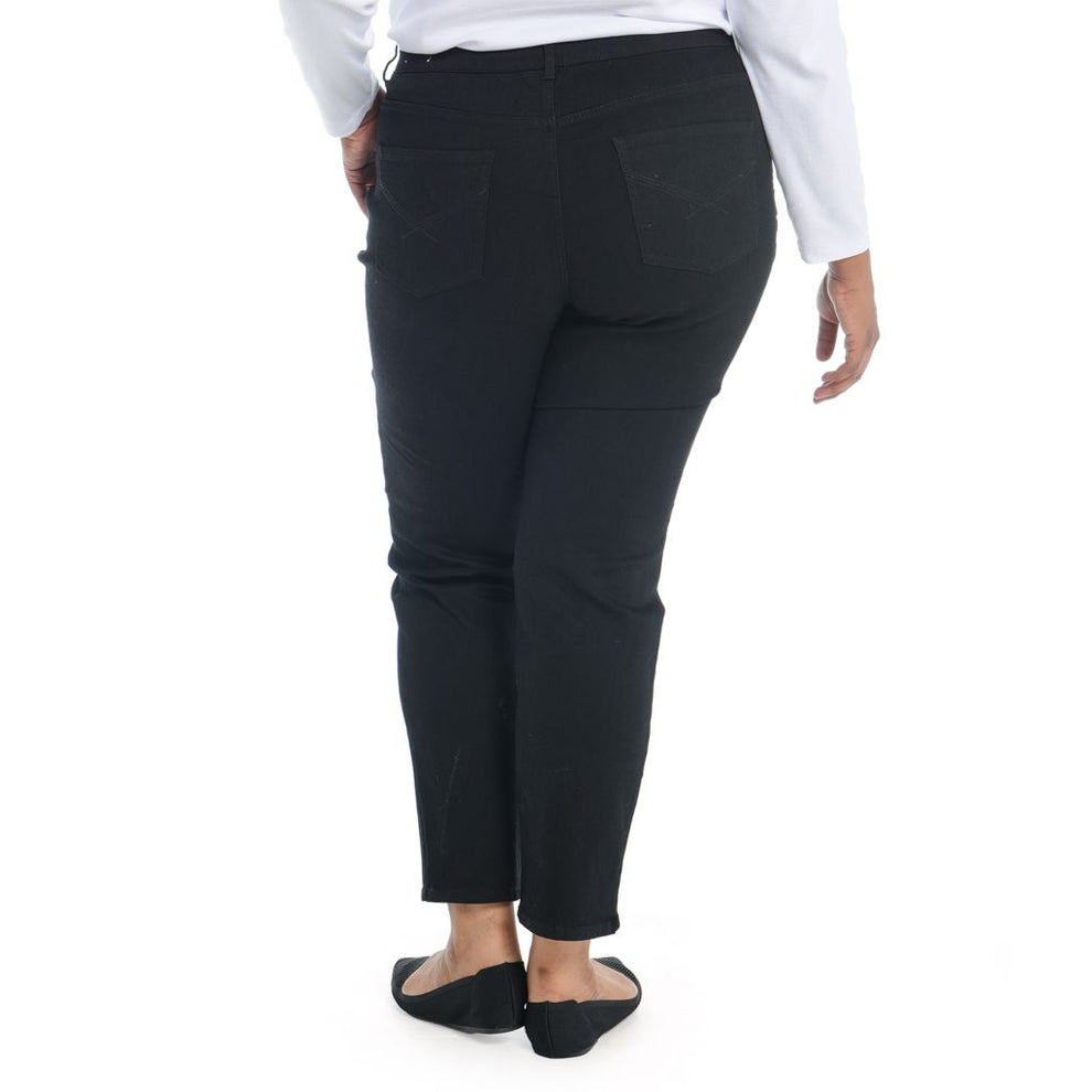 Everyday Relaxed Fit Straight Leg Jean - Black – Christopher & Banks