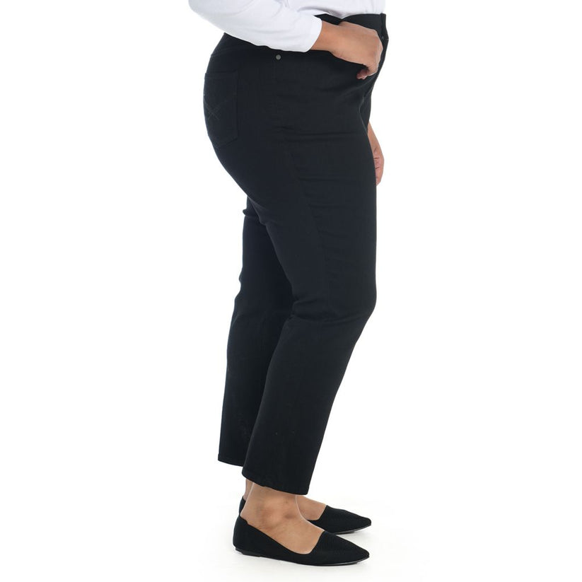Everyday Relaxed Fit Straight Leg Jean - Black – Christopher & Banks