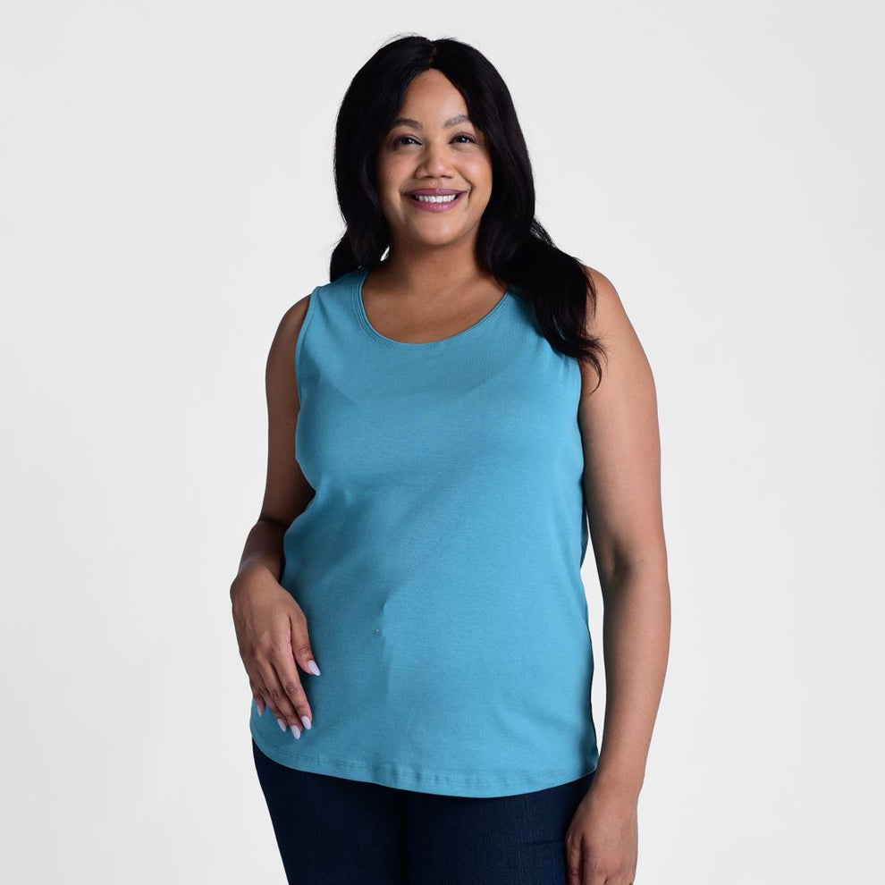Sleeveless Scoop Neck Perfect Tank – Christopher & Banks