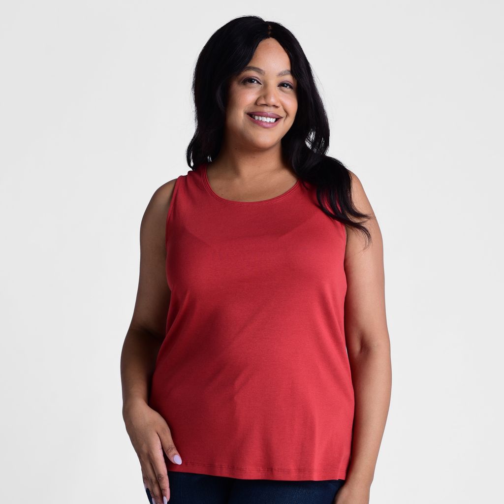 Sleeveless Scoop Neck Perfect Tank – Christopher & Banks