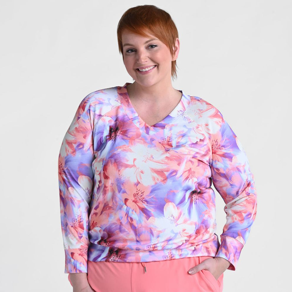 Relaxed Restyled Floral Print Raglan Sleeve Tee – Christopher & Banks