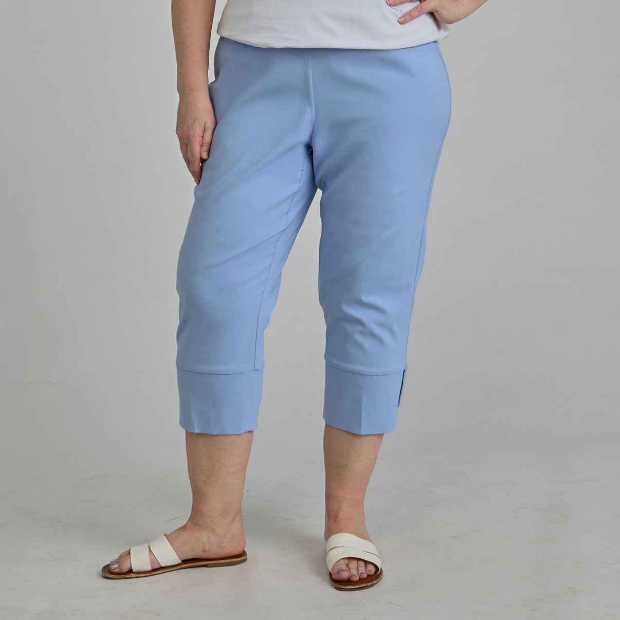 Pull On Cuff Detail Millennium Capri – Christopher & Banks