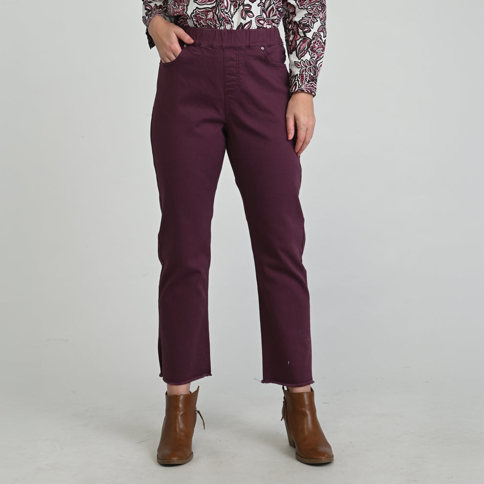 Side Slit Pull On Crop – Christopher & Banks