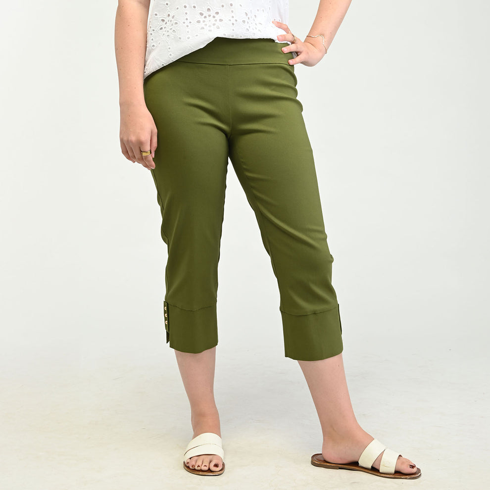 Pull On Cuff Detail Millennium Capri – Christopher & Banks