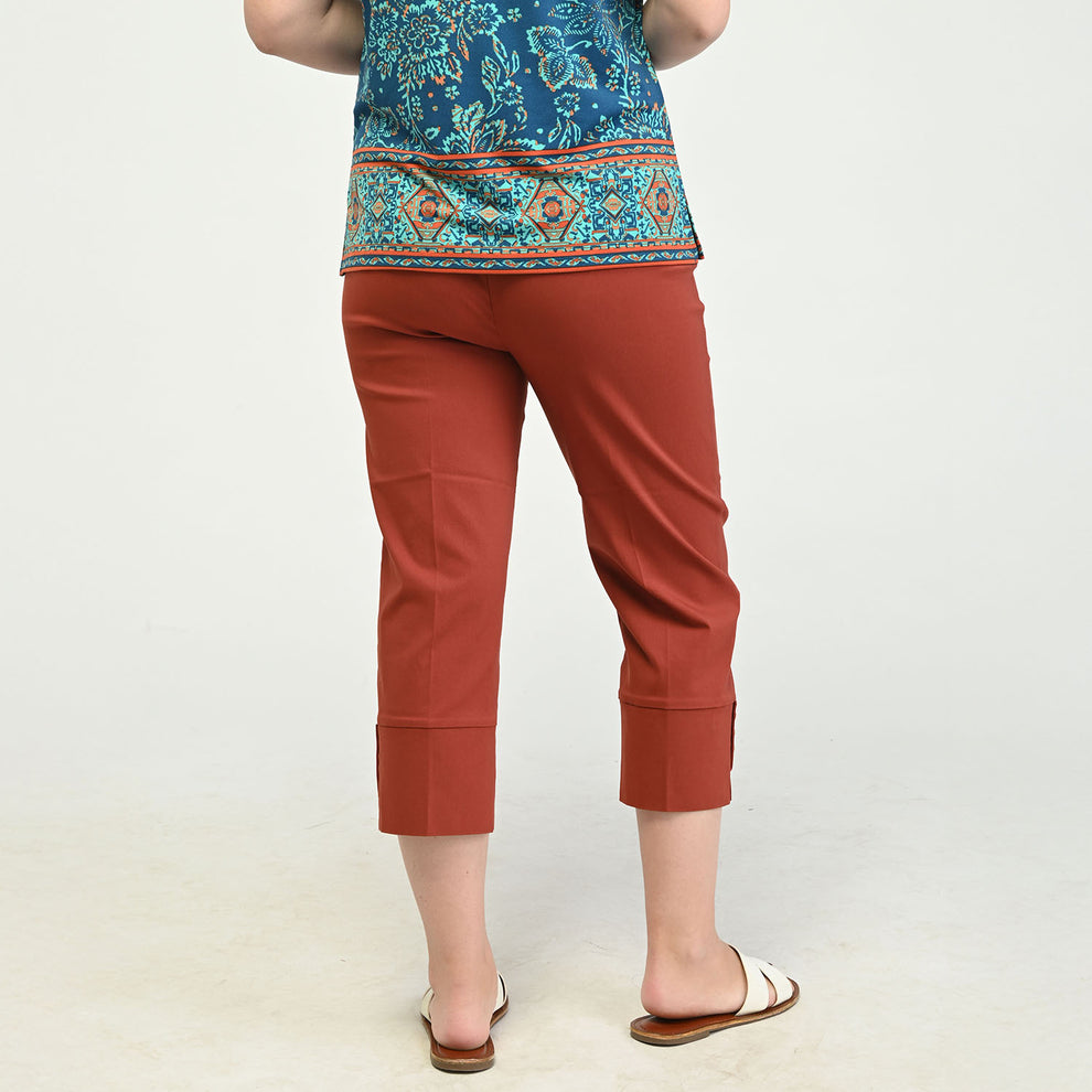 Pull On Cuff Detail Millennium Capri – Christopher & Banks